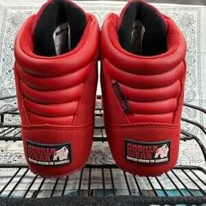 Gorilla | Shoes | New Gorilla Wear High Tops Red Gym Trainers ...